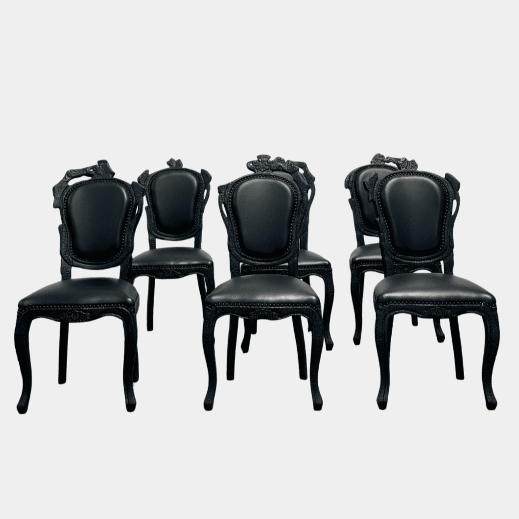 Moooi Smoke Dining Side Chairs Set by Maarten Baas | Iconic Design ...