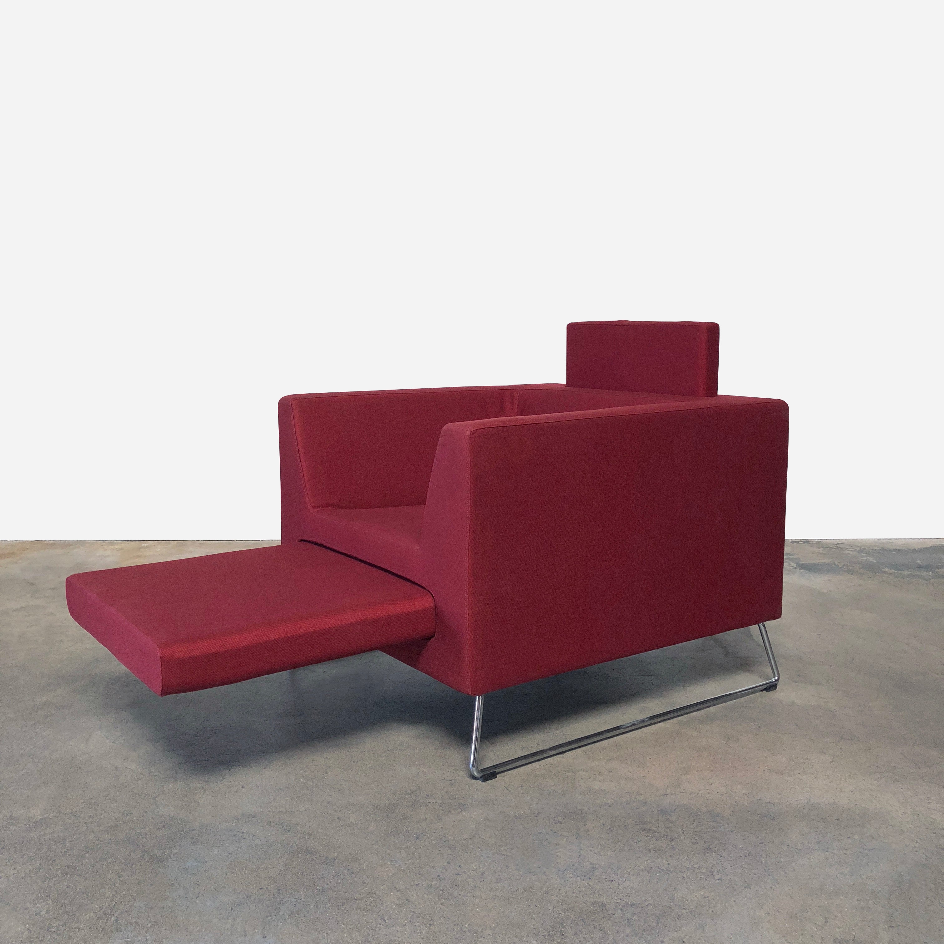 Soderbergs Red Lounge Chair | LA | Consignment – Modern Resale