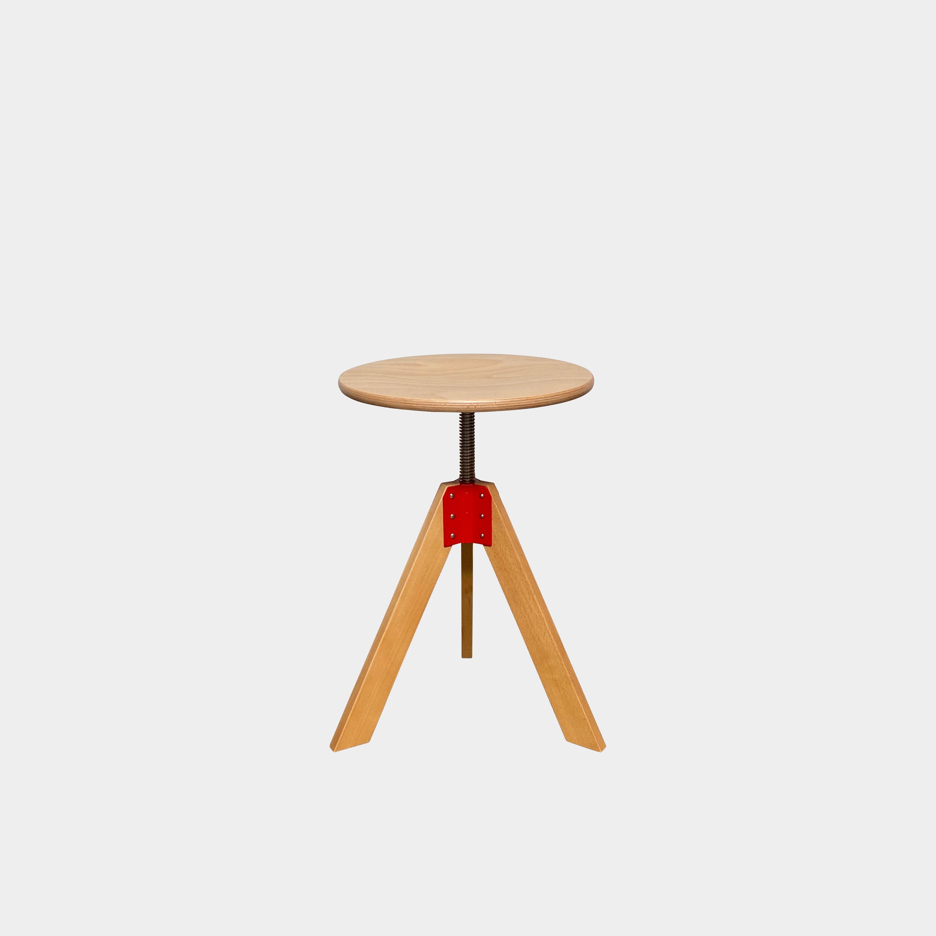 Giotto Wooden Adjustable Stool – Modern Resale